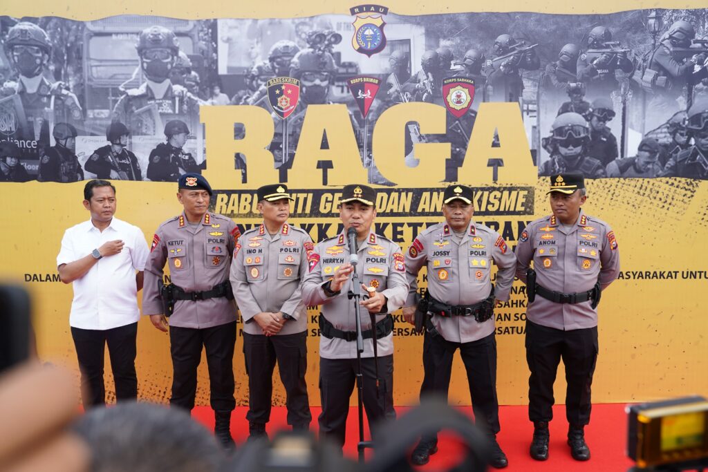 Polda Riau Launching Program Tim RAGA (Rabu Anti Geng dan Anarkisme) | Detik Garuda Perkasa